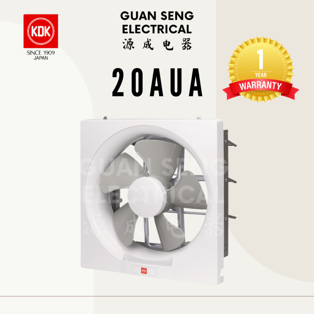 [SG Seller] KDK 20 25 30 AUA Exhaust Fan Wall Mount Ventilating Fan * UPDATED NEW MODEL ...