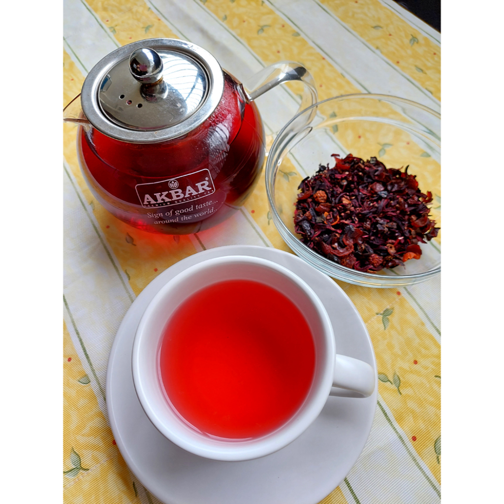 Akbar Premium Raspberry Hibiscus Loose Leaf Tea (1 KG bulk) | Shopee ...