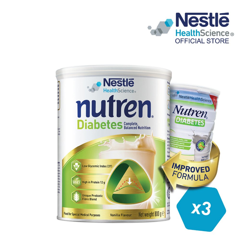 [Bundle] Nestle Nutren Diabetes Powder 800g | Shopee Singapore