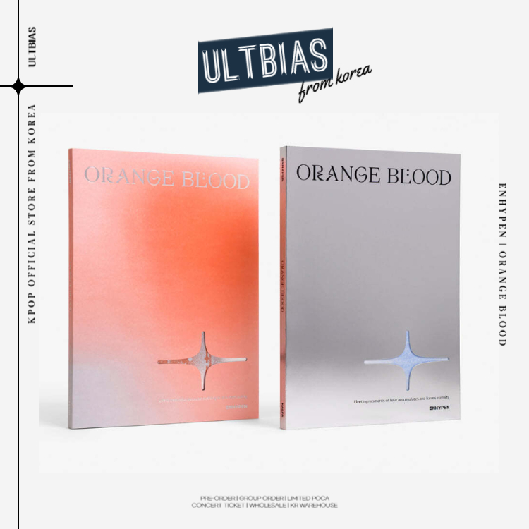 ENHYPEN - ORANGE BLOOD(Set ver/Set Random/Engene Ver/Engene Random ...