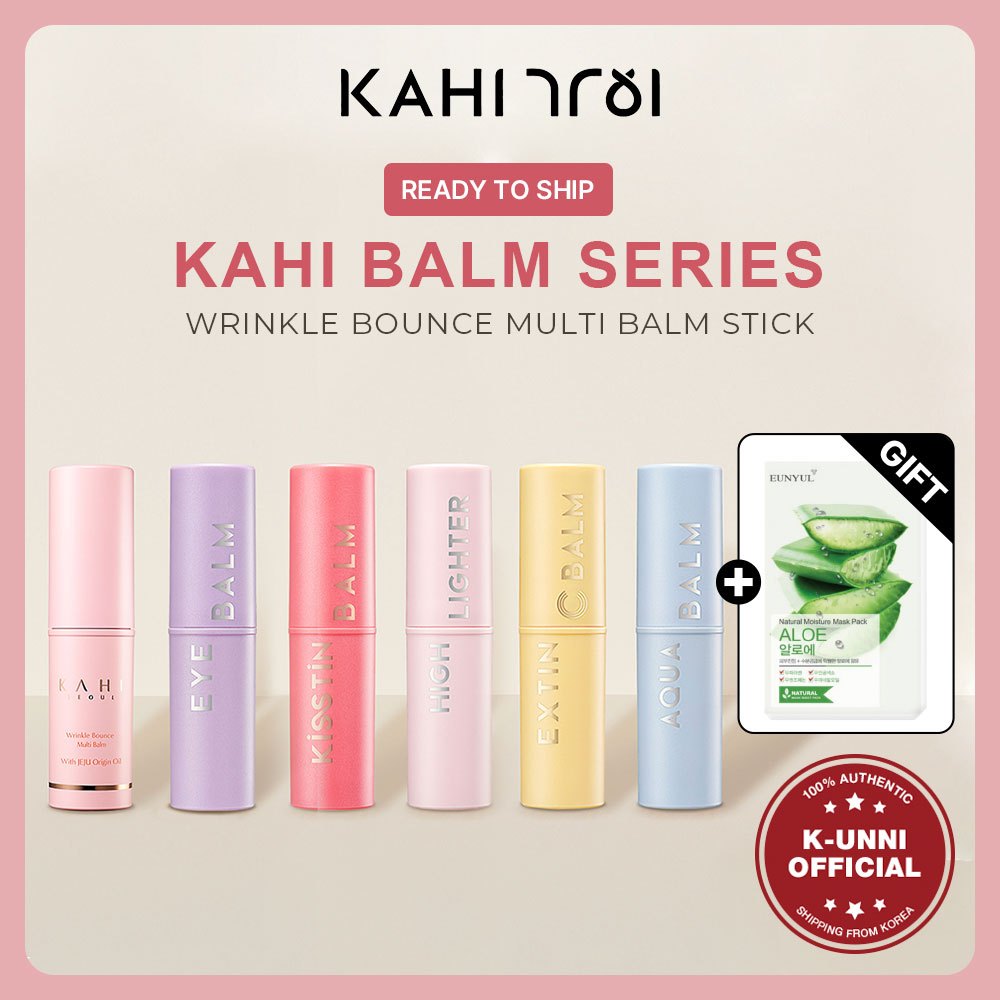 [KAHI] MULTI BALM SERIES - WRINKLE BOUNCE, EYE, EXTIN C, AQUA, KISSTIN ...