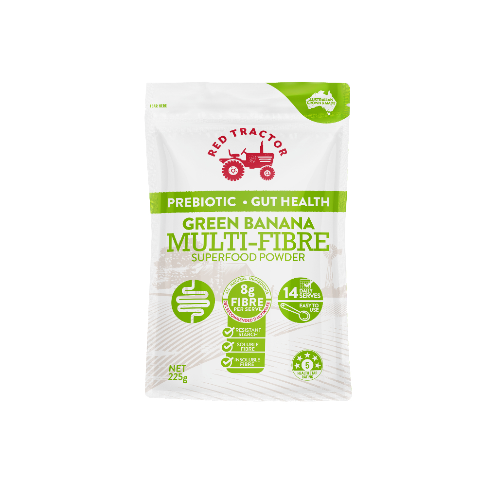 Red Tractor Australian Green Banana Multi-Fibre Superfood Powder (225g ...