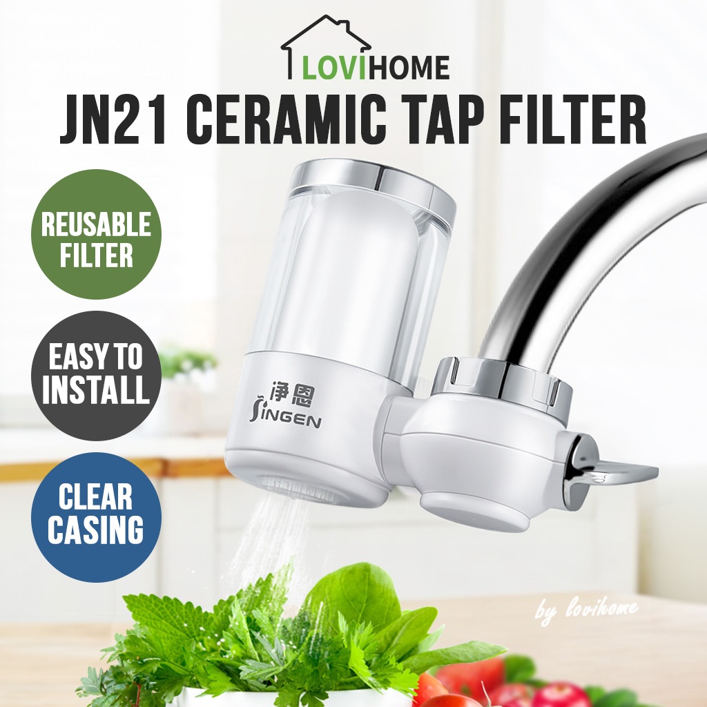 Premium Tap Water Purifier JN-21 Ceramic Filter Nozzle Spray Clean ...