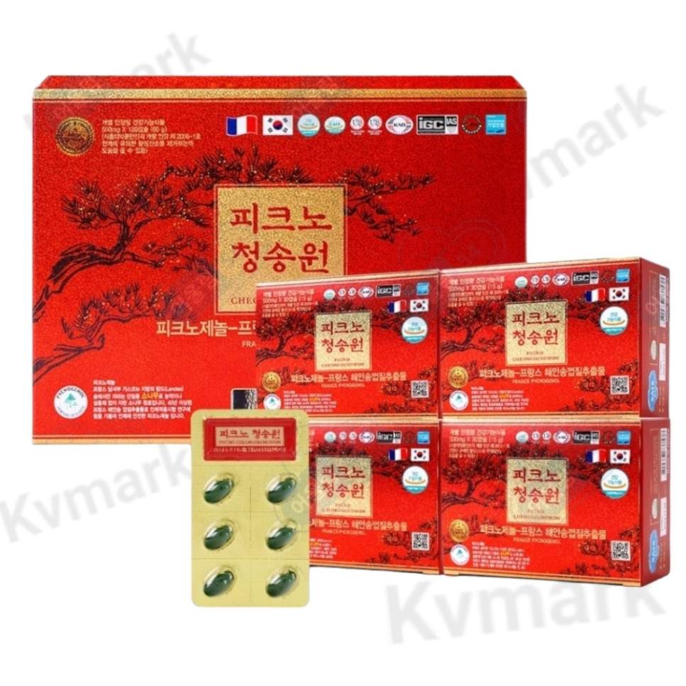 Pycno Cheongsongwon 500mgx120 capsules Pycnogenol pine needle distilled ...