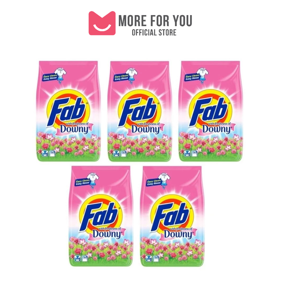 💕MORE FOR YOU💕Fab Laundry Powder Detergent 1.9kg x 5 packs | Shopee ...