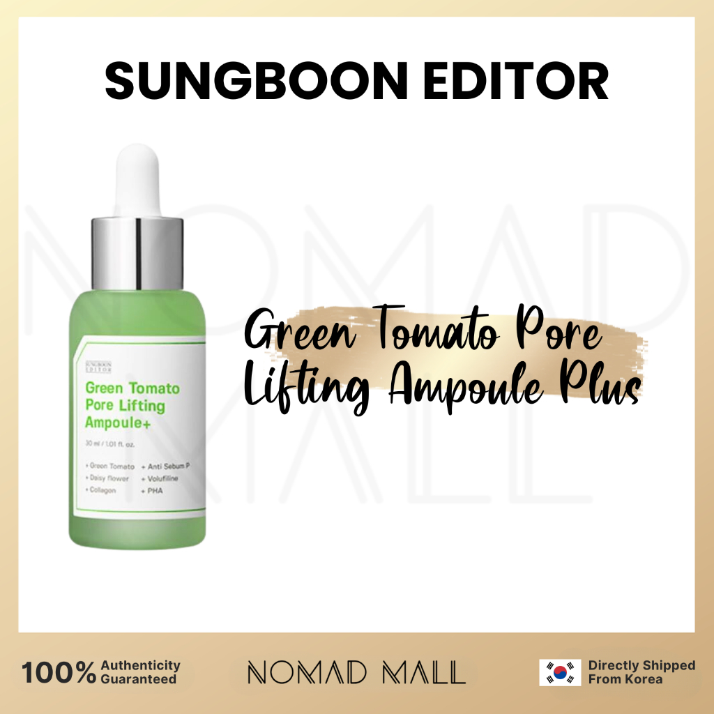 [SUNGBOON EDITOR] Green Tomato Pore Lifting Ampoule Plus 30ml | 10ml ...