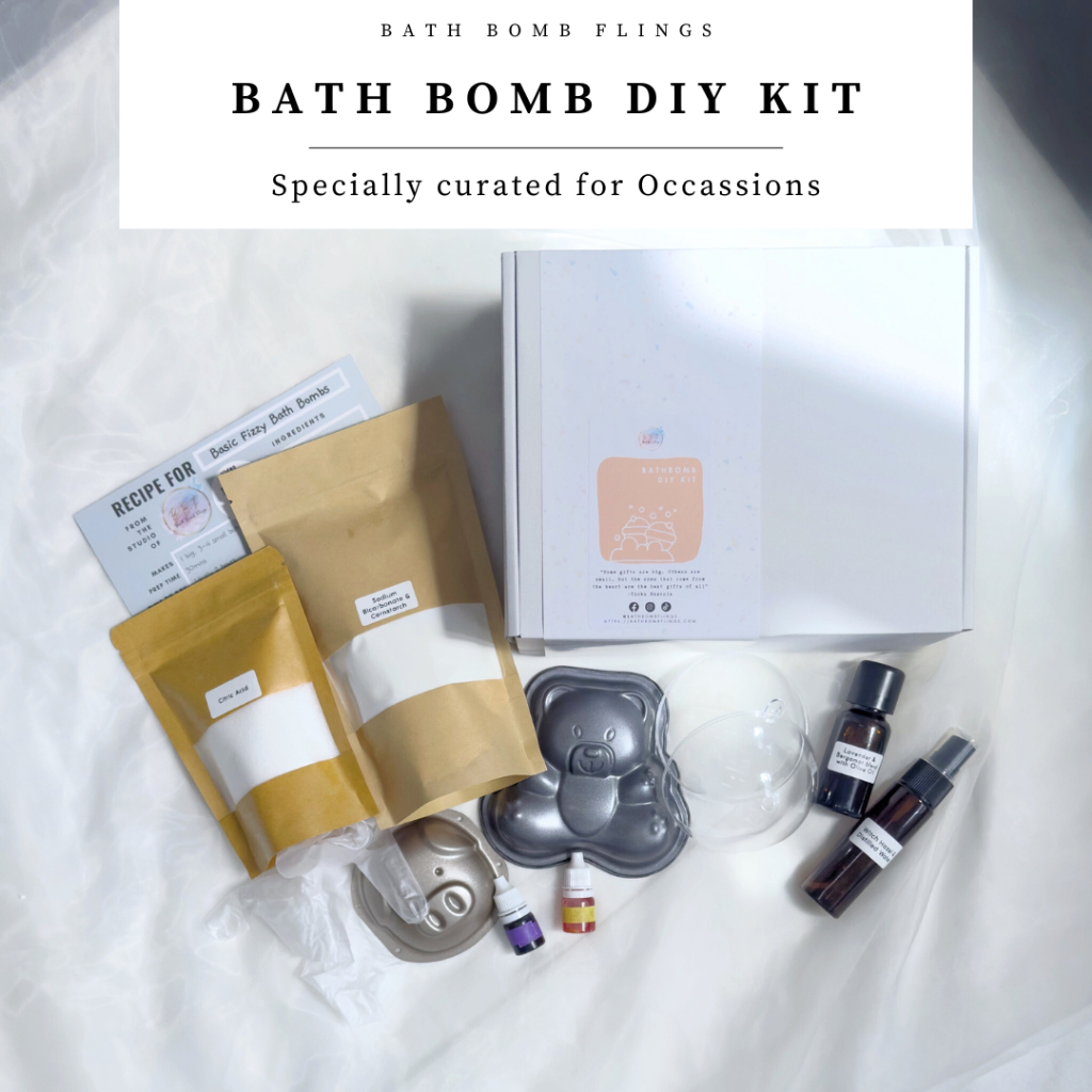 Basic Bath Bomb DIY Kit | Craft your own Bath Bombs with guided video ...