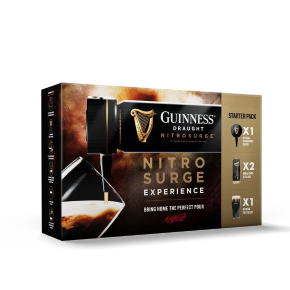 Guinness nitrosurge starter pack 2x558ml plus device ( device included ...