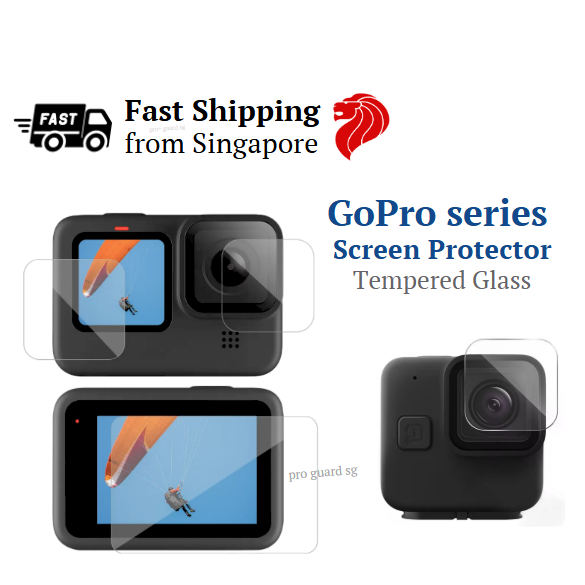 [SG] Screen Protector Gopro Hero 13 12 11 Black Max Mini 10 9 8 Black ...
