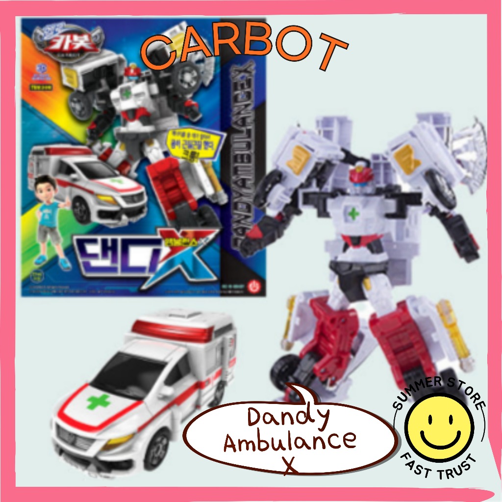 Hello Carbot Dandy Ambulance X Transformers Robot Toy Figure Transforms ...