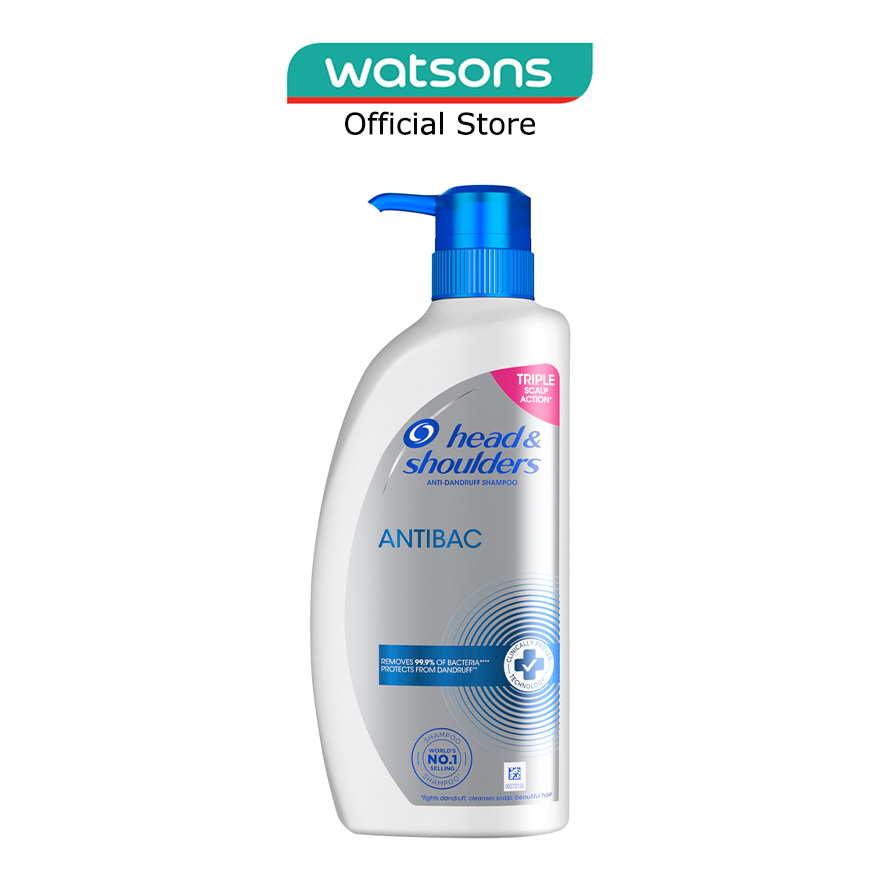 HEAD & SHOULDERS Antibacterial Anti-Dandruff Shampoo 650ml | Shopee ...
