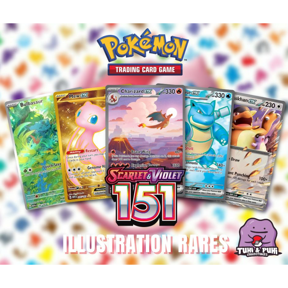 [Pokemon TCG] SV3.5 English Pokemon 151 illustration Rares and singles ...