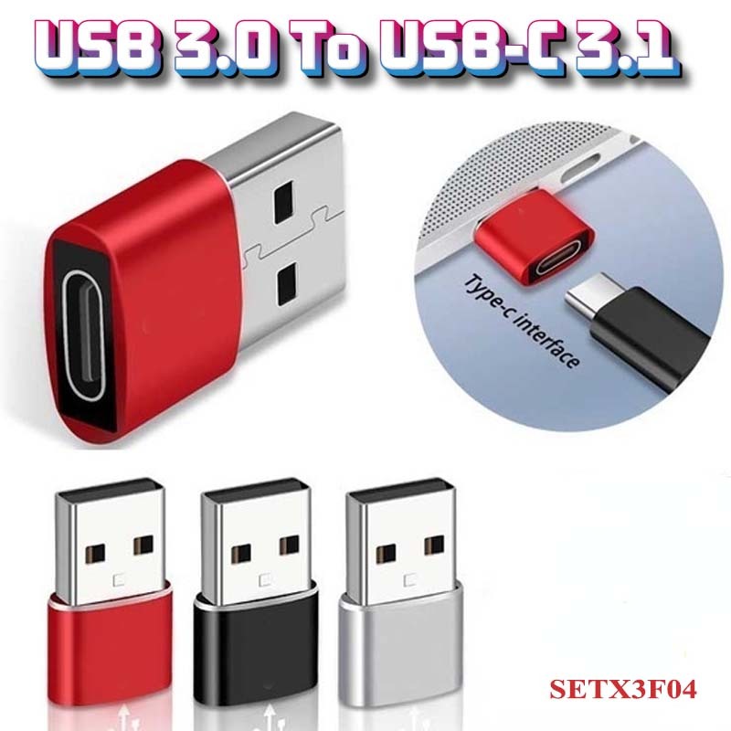 Usb 3.0 To USB C Adapter Usb A 3.1 Type C Male To Female USB-C ...