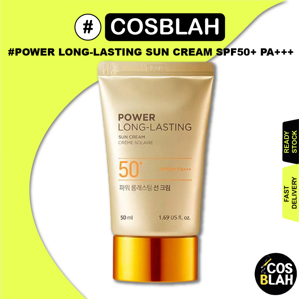 The Face Shop Power Long Lasting Sun Cream 50ml | Shopee Singapore