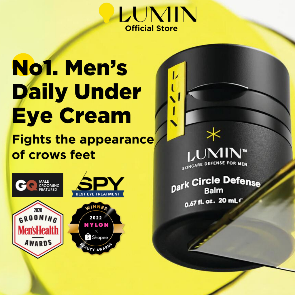 LUMIN | Men’s Dark Circle Defense Balm Anti-Aging Korean Eye Cream ...