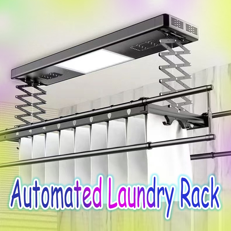 Automated Laundry system/Smart Laundry System Drying Rack SG | Shopee ...