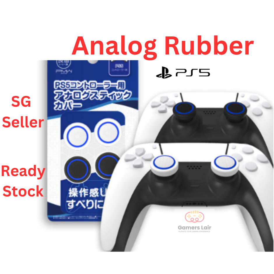Silicone Rubber Analog Controller Caps Cover for PS5 PS4 Xbox One/360 ...