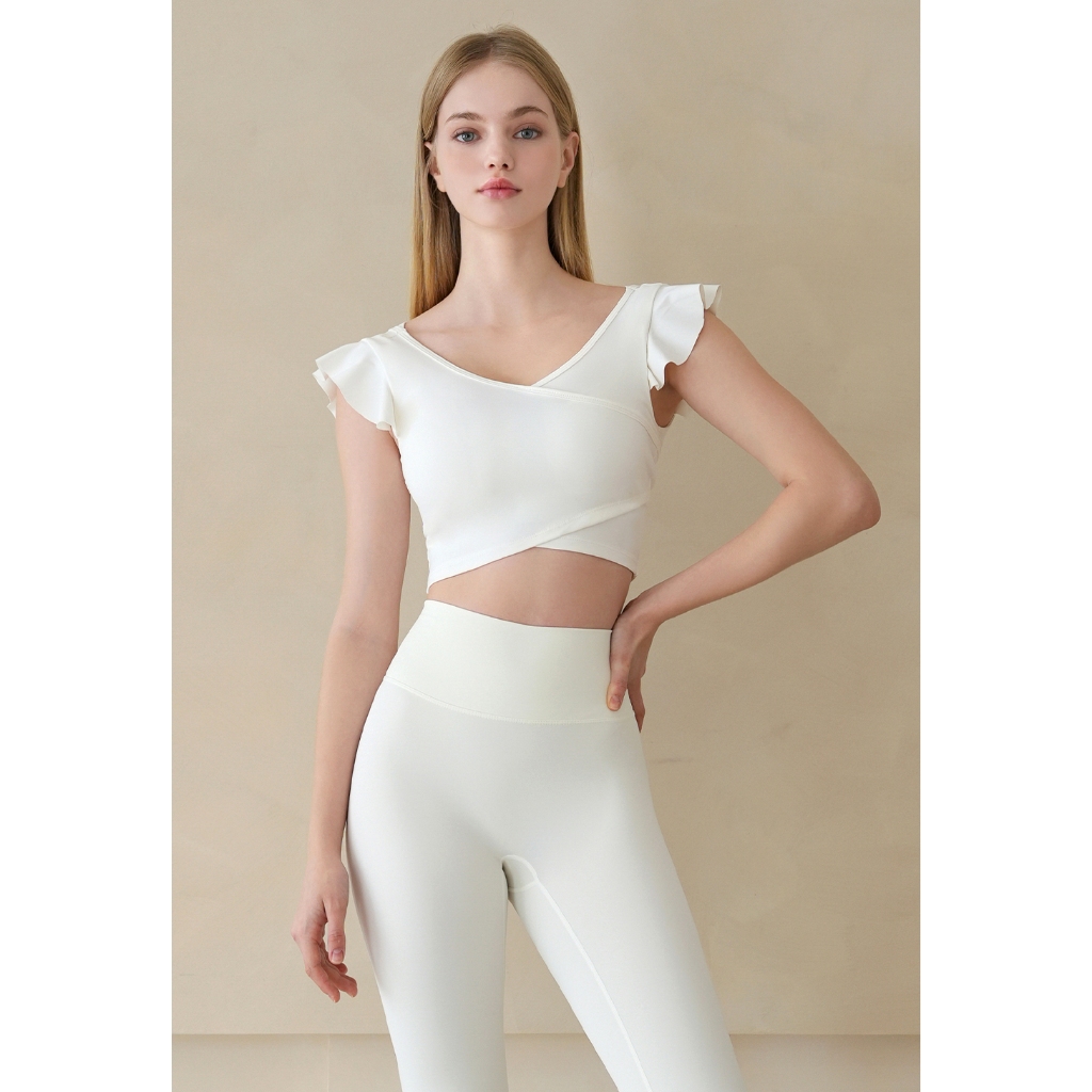 CONCHWEAR Mellow Ruffle Bra Top (3 Colours) | Shopee Singapore