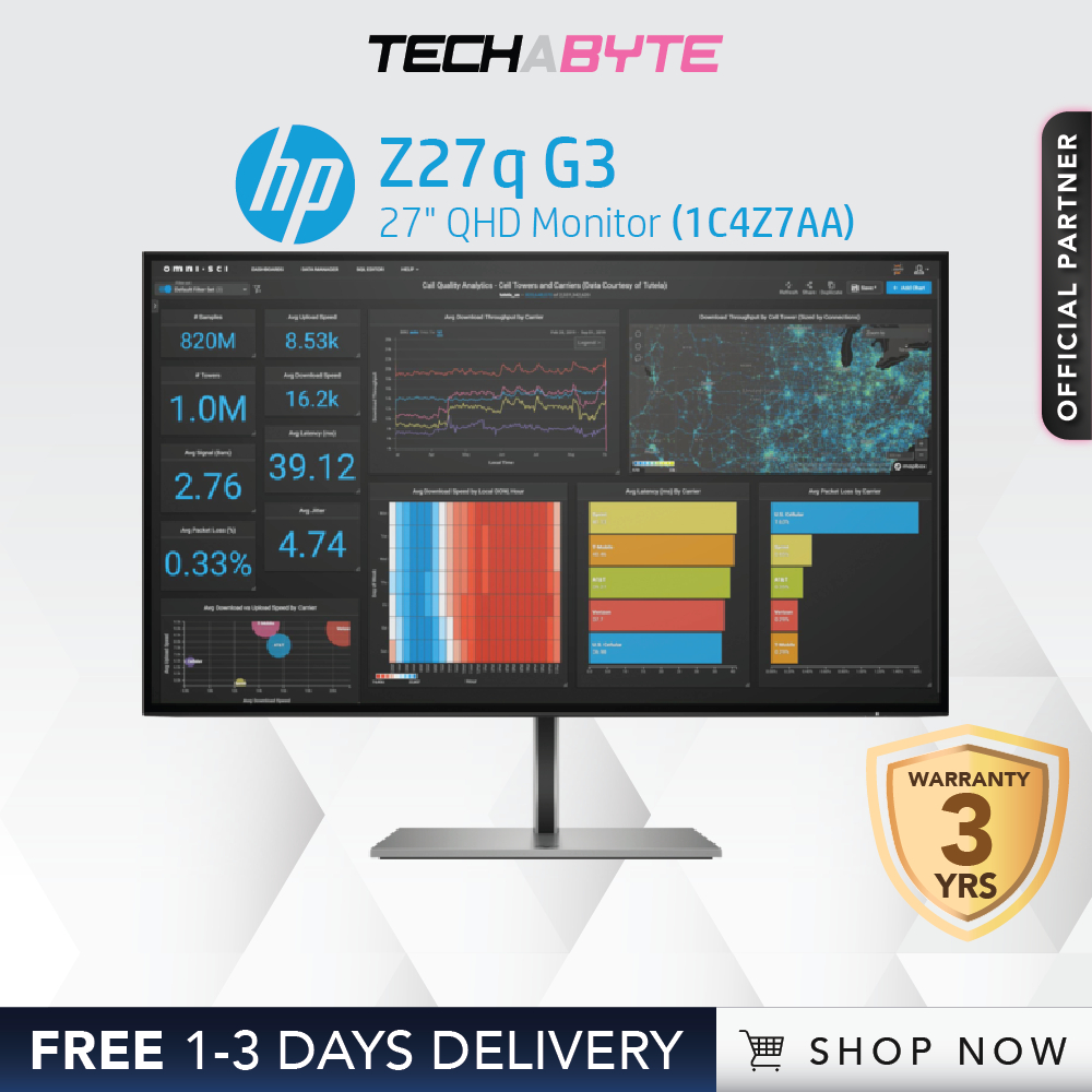 HP Z27q G3 | 27" QHD | IPS Monitor | Shopee Singapore