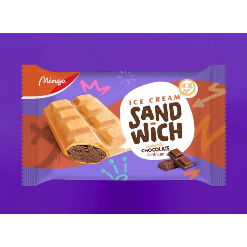 Mingo Ice Cream Sandwich, Wafer (Chocolate, Chocolate Chip, Coconut ...