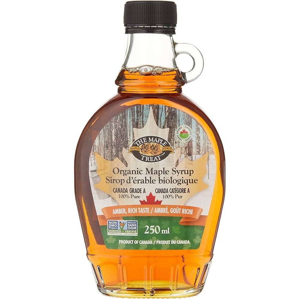 The Maple Treat Organic Maple Syrup Amber Rich Taste 250ml | Shopee ...