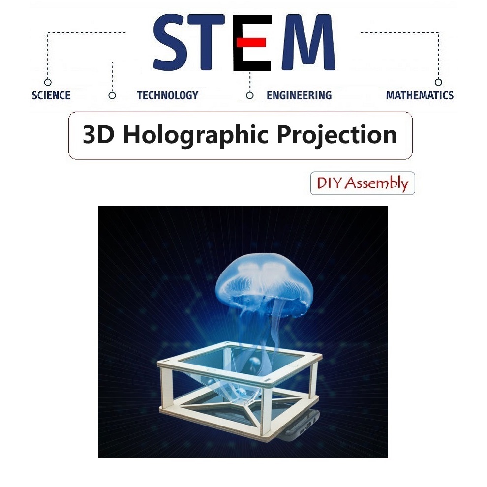 DIY Handmade Science STEM Kit: DIY 3D Holographic Projection ...