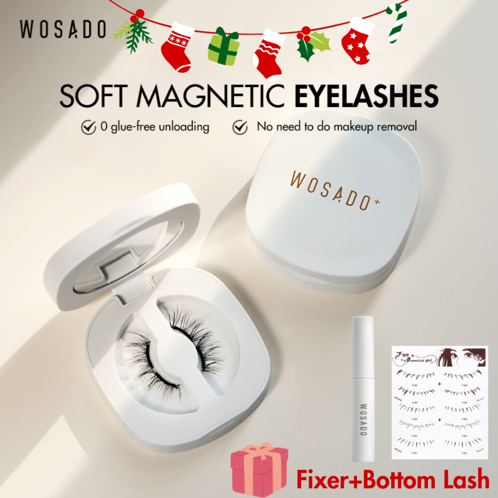 WOSADO Magnetic Eyelash Lash False Eyelash Natural Magnet Eyelash ...