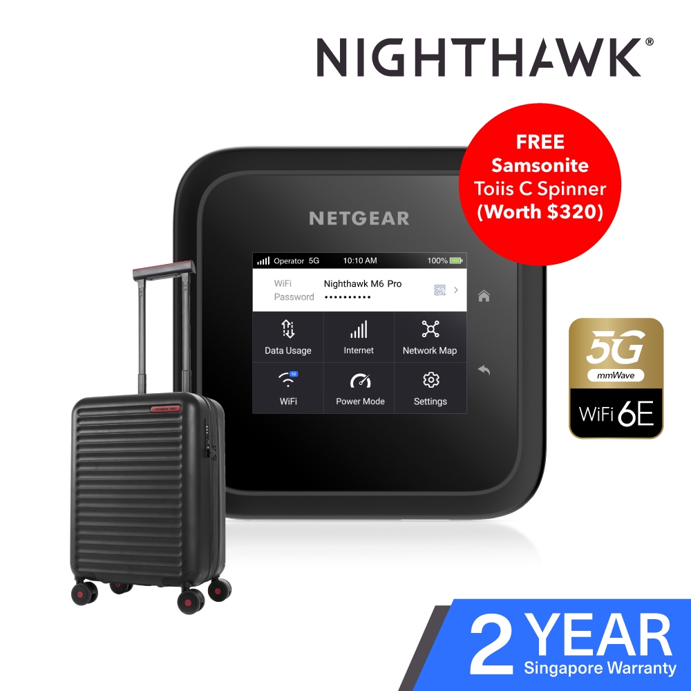 Netgear Nighthawk MR6550 - M6 Pro 5G mmWave WiFi 6E Mobile Hotspot ...