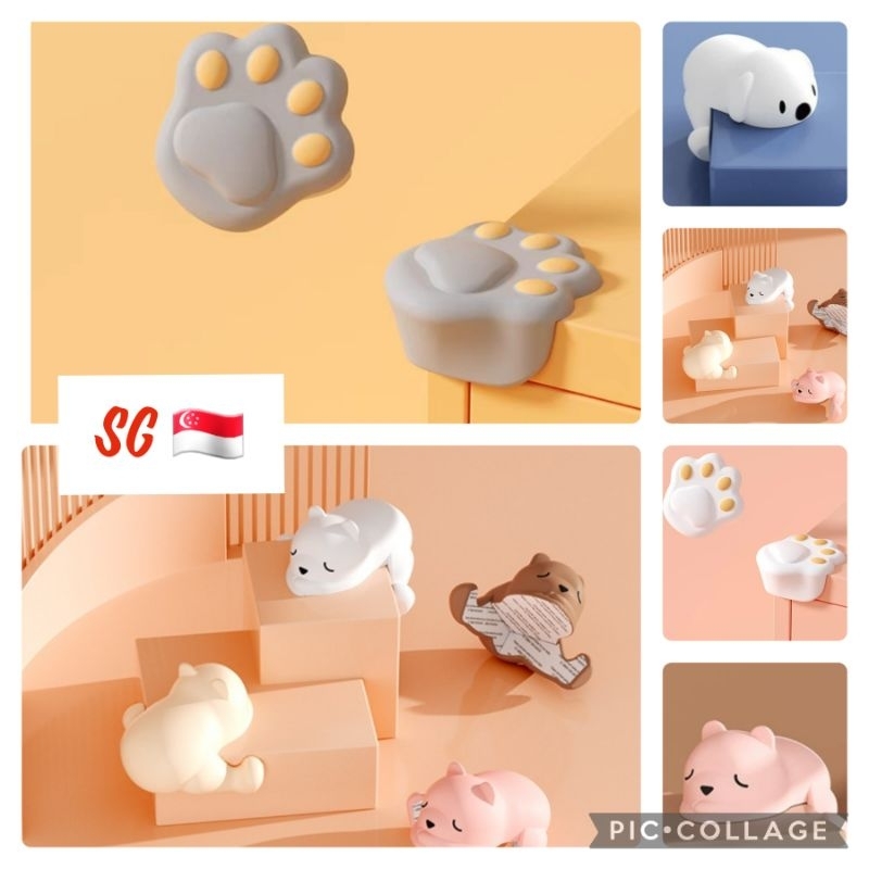 SG 🇸🇬 Child / Elderly Safety Table Shelf Corner Cute Animals / Paw ...