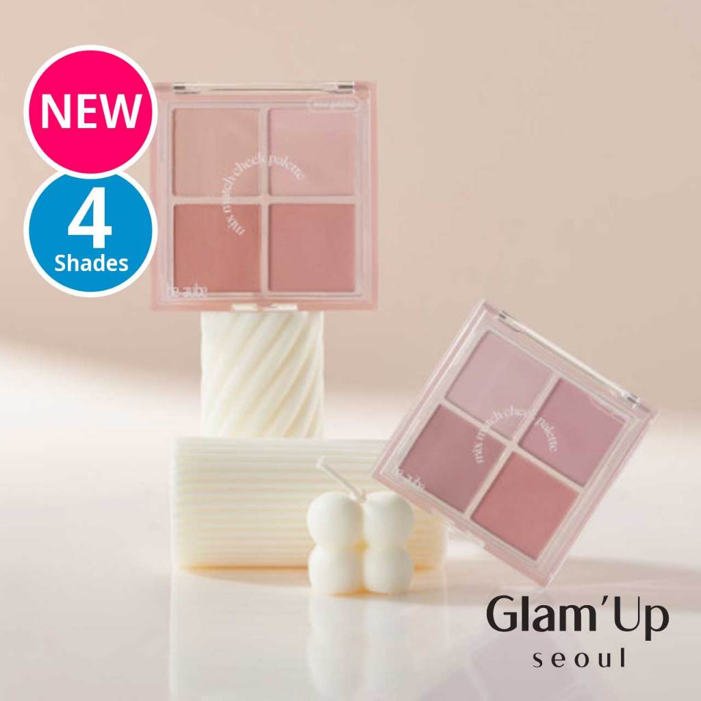 [Be Aube] X INBORA Mix Match Mute Cheek Palette (4shades) | Shopee ...