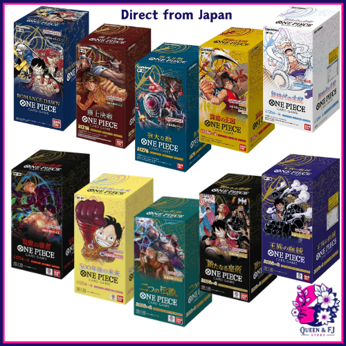 BANDAI ONE PIECE Card Game Booster Pack OP-01～OP-10 ,10Types , BOX or ...