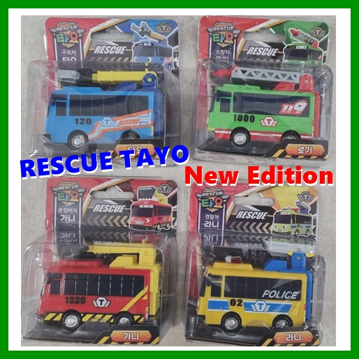 [TAYO☆KOREA] New Edition Rescue Tayo Mini Car Series Tayo Lani Rogi ...