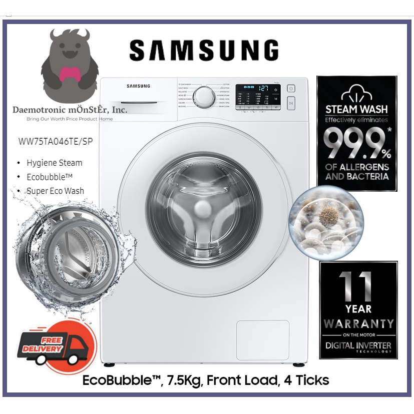 Samsung WD80TA046BE/SP EcoBubble™ 8/6Kg Washer Dryer Combo, 4 Ticks ...