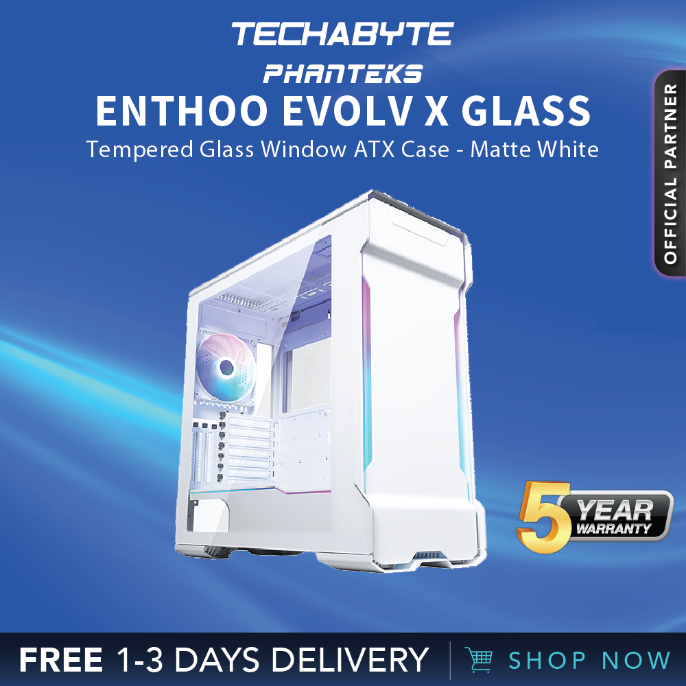 Phanteks Enthoo Evolv X Glass | Mid- Tower Computer Case ( Matte white ...