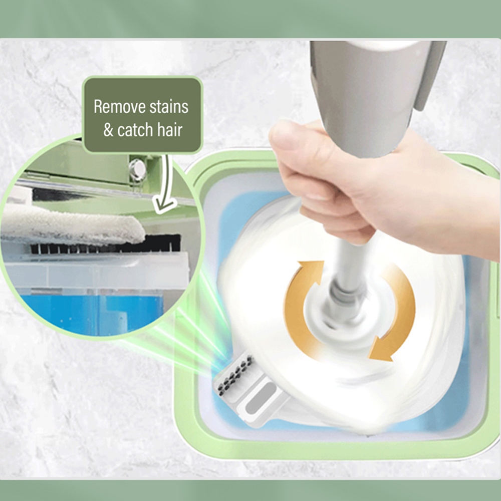 Supamop F104 Extremely Clean Spin Mop Set Clean and Dirty Water ...