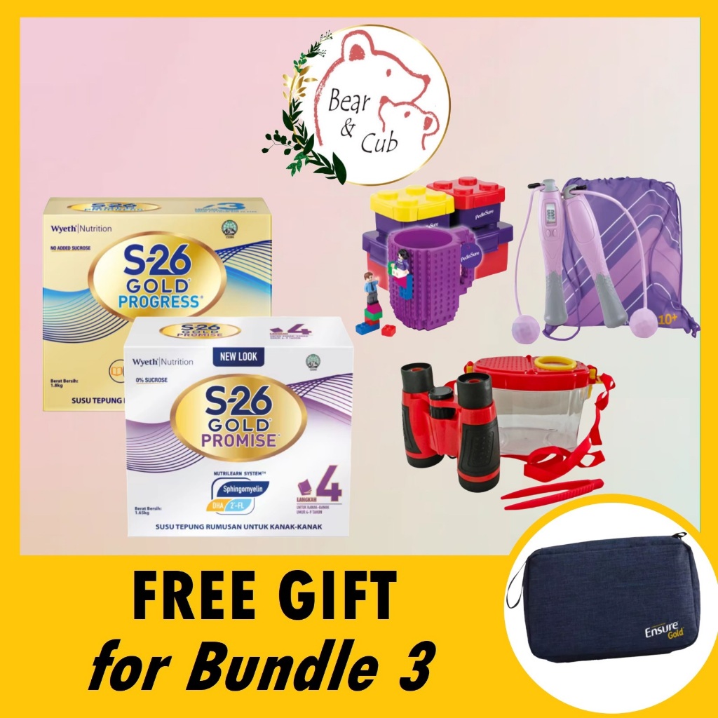 1.65kg WYETH S26 GOLD PROGRESS (STAGE 3) /PROMISE (STAGE 4) | Shopee ...