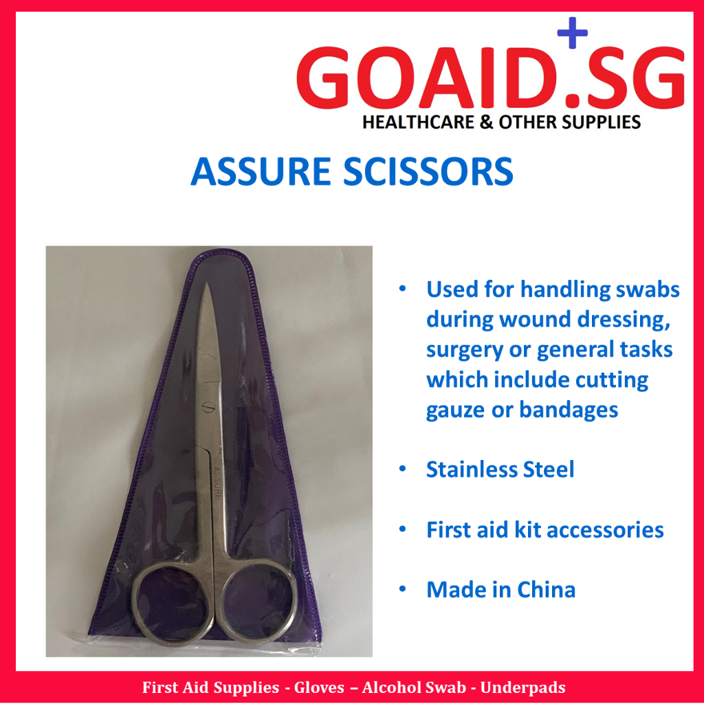 ASSURE Scissors First Aid Kit Accessories (Sharp/Sharp End) OR (Sharp ...