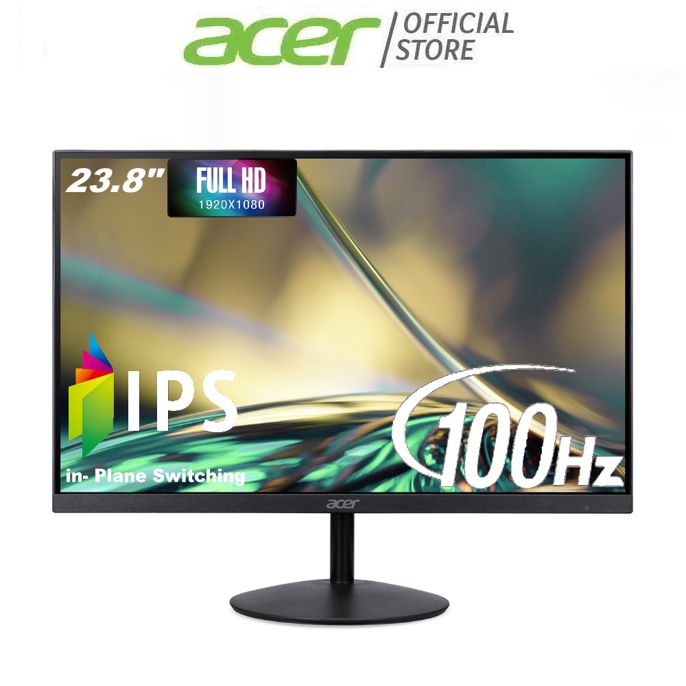 Acer SA242Y E 23.8" FHD Ultra-Thin IPS Display Monitor with 100Hz ...