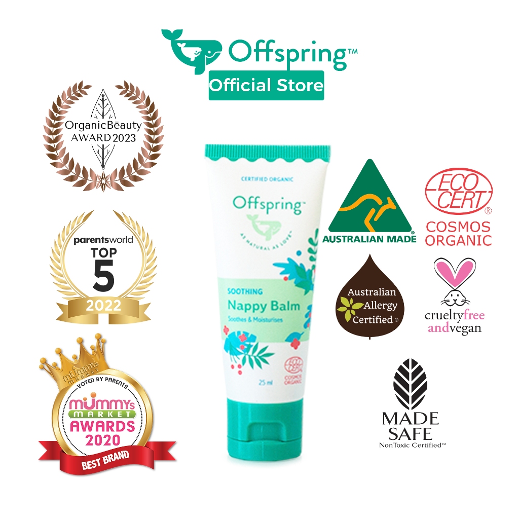 OFFSPRING Soothing Nappy Balm 25ml (Travel Size) | Shopee Singapore