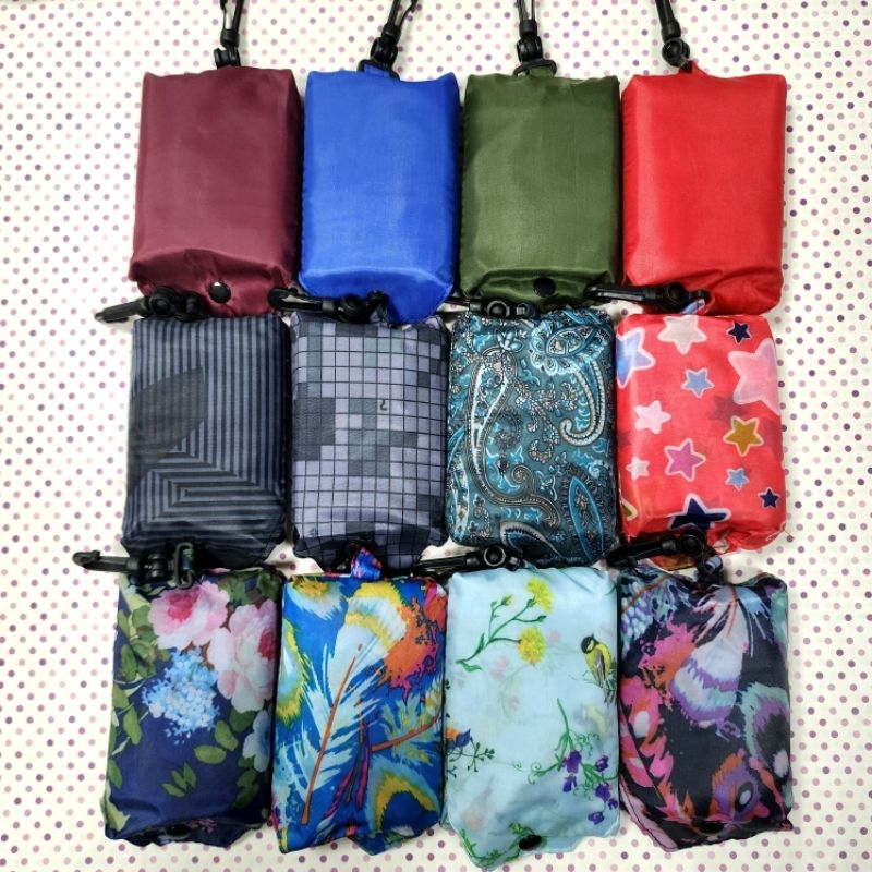 [PB 04] [M size] Recycle Reusable Bag | Shopping Bag | Tote Nylon ...