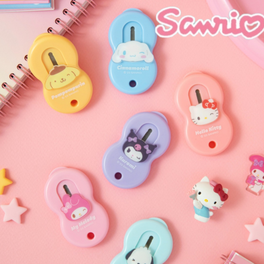 [Sanrio] Parcel Cutter Retractable Paper Cutter Utility Knives ...