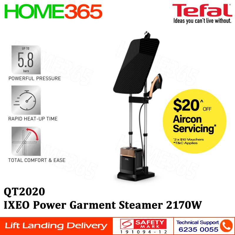 Tefal IXEO Power Garment Steamer 2170W QT2020 | Shopee Singapore