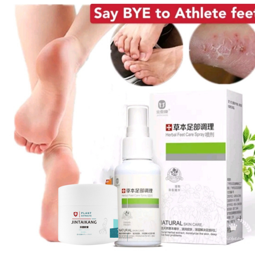 Herbal Foot Spray and Foot Cream Say Bye to Fungus and Athlete Feet for ...
