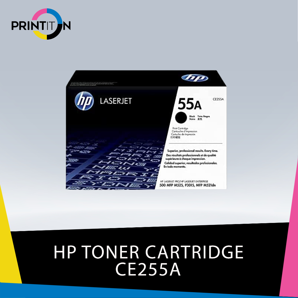 [ORIGINAL] HP TONER HP 55A BLACK CE255A | Shopee Singapore