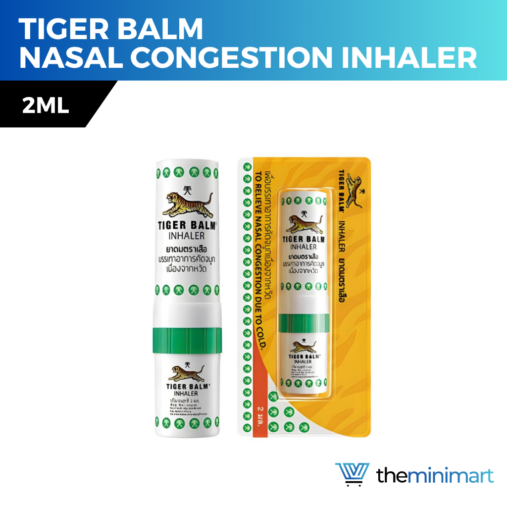 Tiger Balm Menthol Relieve Nasal Congestion Inhaler 2ml x 1 Piece ...