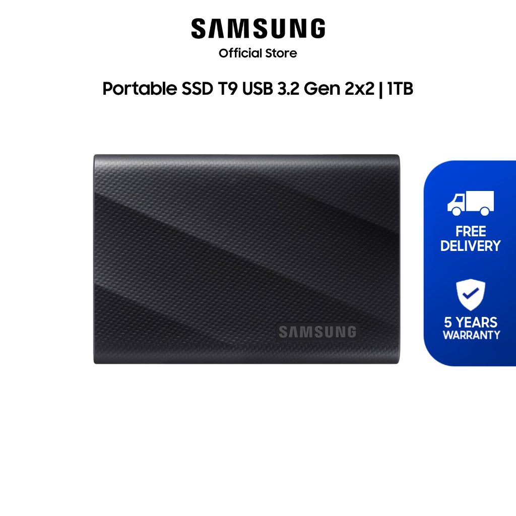 Samsung Portable SSD T9 USB 3.2 Gen 2x2 | Shopee Singapore