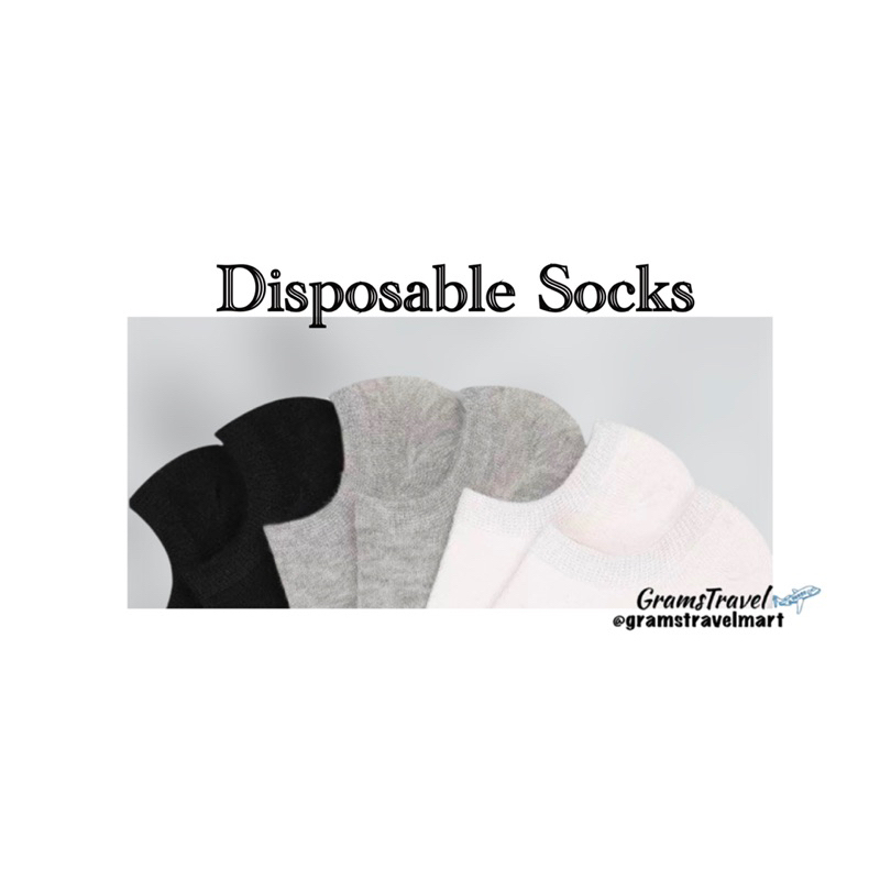 Cotton Disposable Socks (5 Pairs) | Shopee Singapore