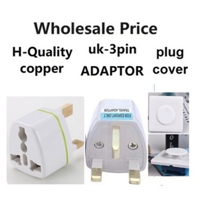 wholesale UK 3Pin Plug Travel Adaptor 3 Pin Universal HK US SG Power ...