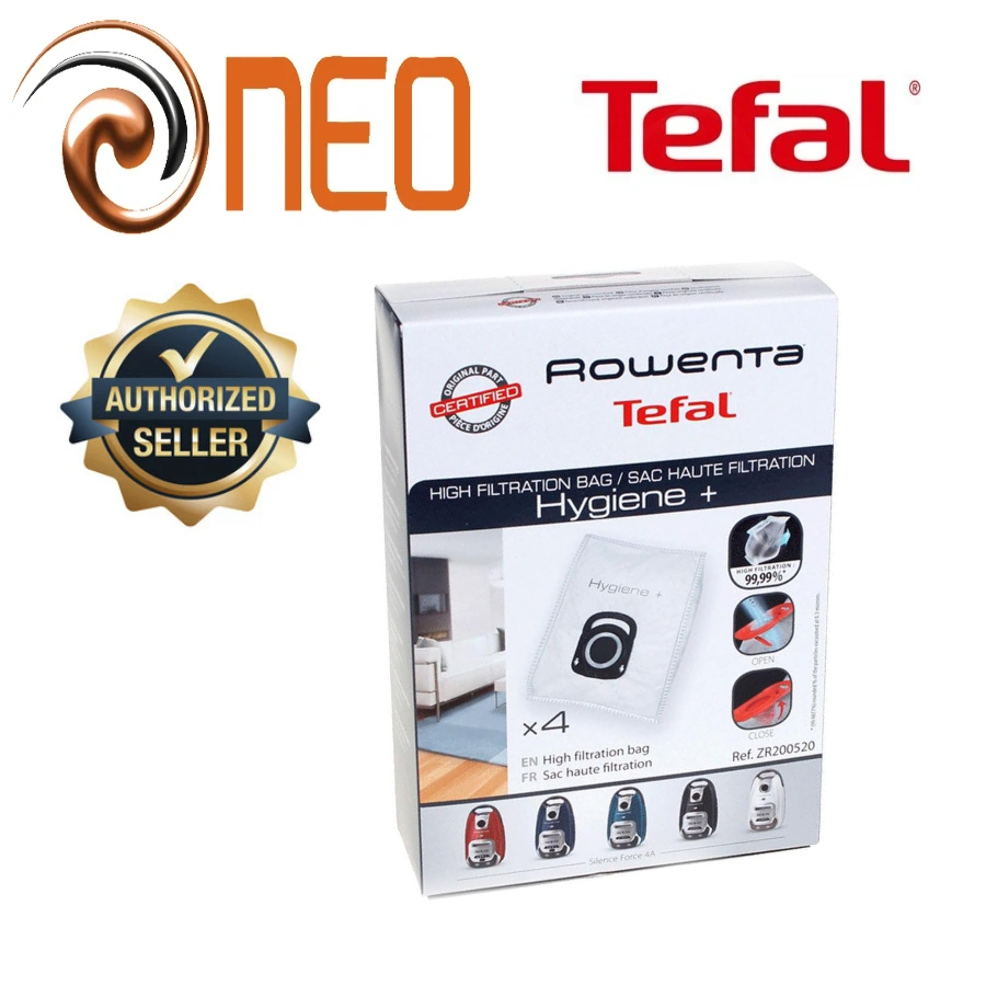 TEFAL HYGIENE+ DUST BAG FOR SILENCE FORCE 4A TW64XX | Shopee Singapore