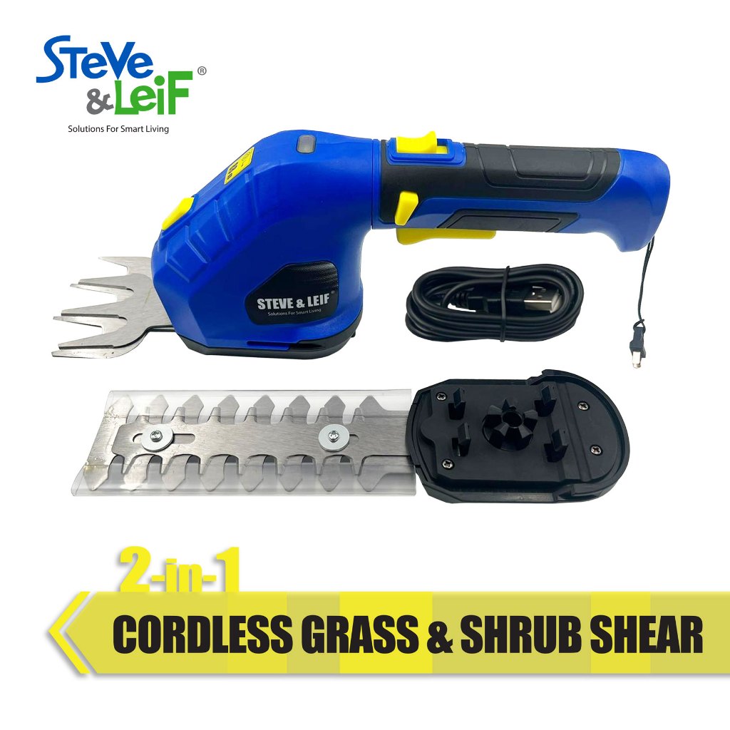 Steve & Leif Cordless Grass And Bush Shear 3.6V (120 MM) [Built-in ...